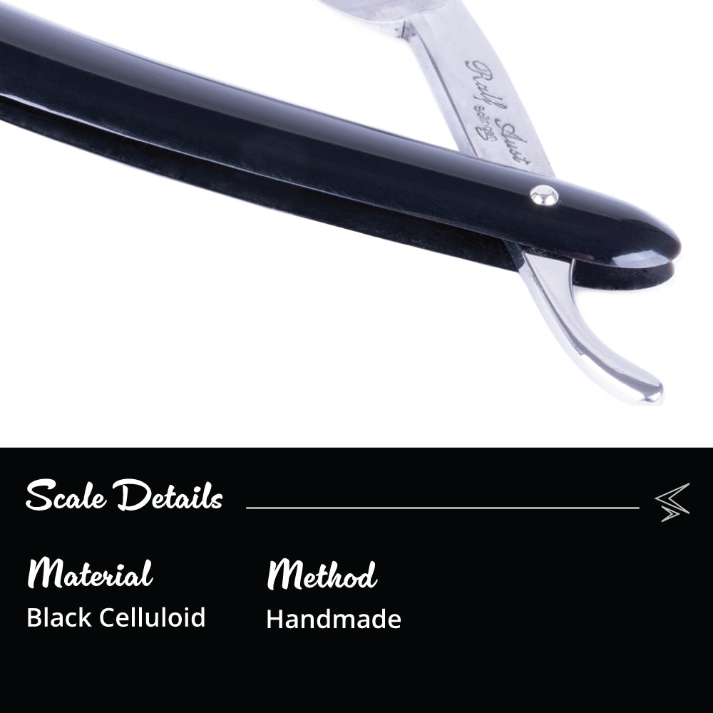 Royal Shave 6/8" Full Hollow Round Point Carbon Steel Straight Razor ...