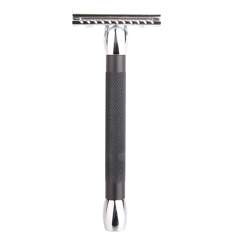 Merkur 20C Safety Razor- Long Black Resin Handle – Royal Shave