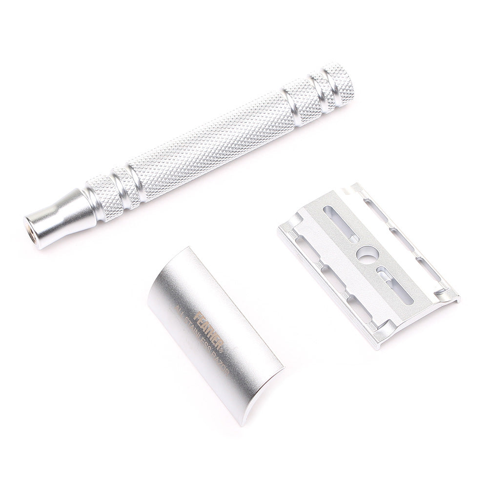 Feather AS-D2 Stainless Steel Safety Razor – Royal Shave